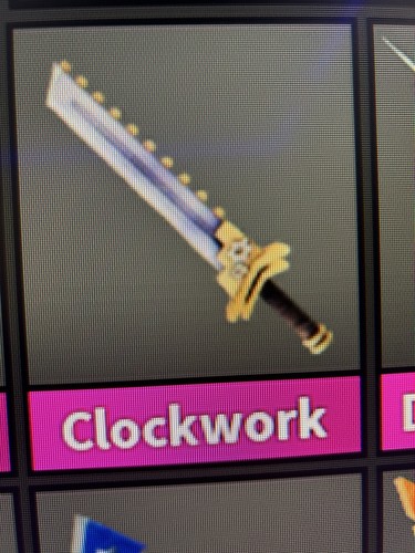 Roblox Murder Mystery 2 MM2 Clockwork Godly Knifes and Guns | eBay