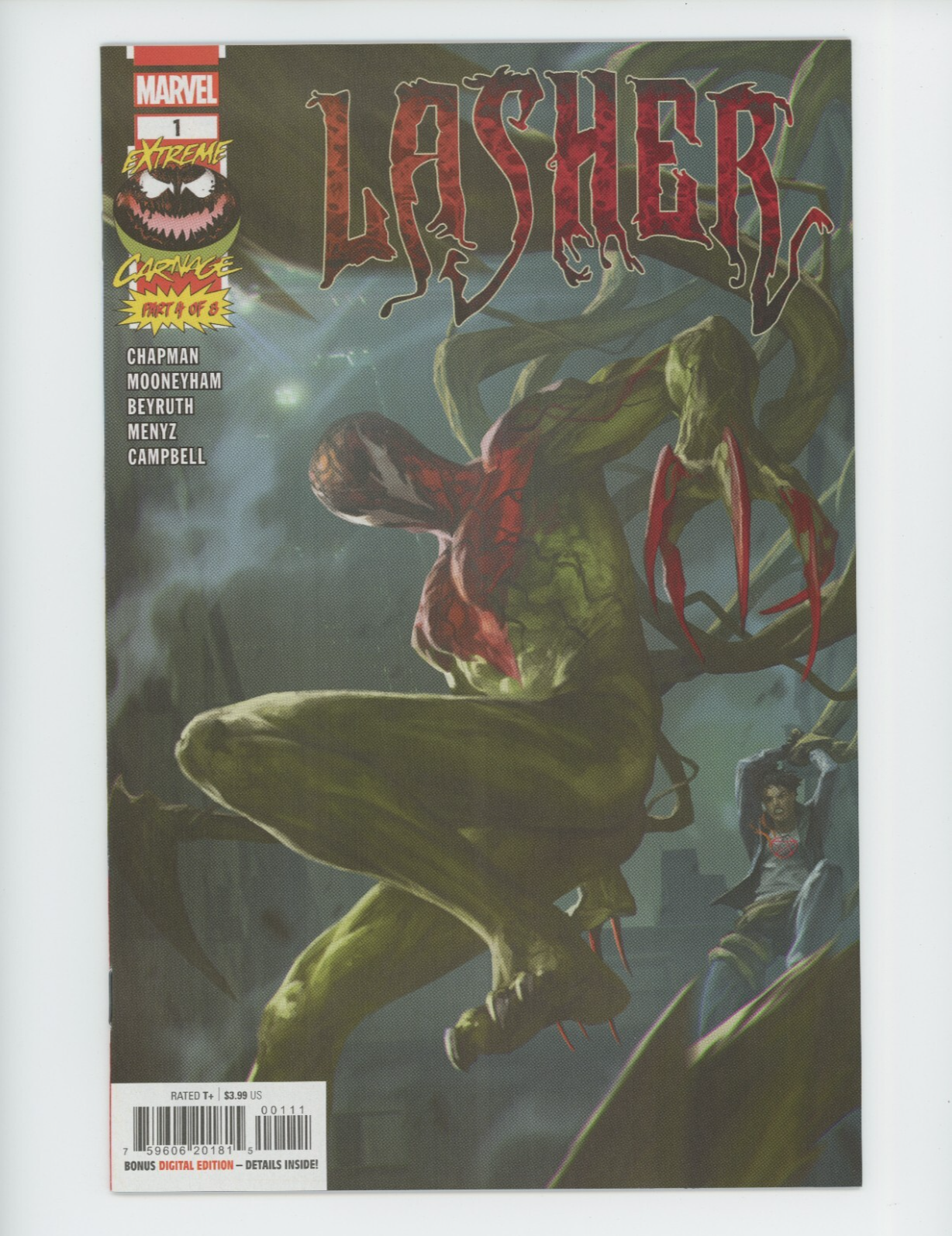 Extreme Carnage: Lasher #1 Marvel 2021 1st appearance of Silence | eBay