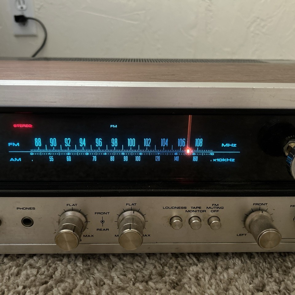 PIONEER QX-646 Vintage Wood Quad 4 Channel Receiver ~ WORKS AND LOOKS ...