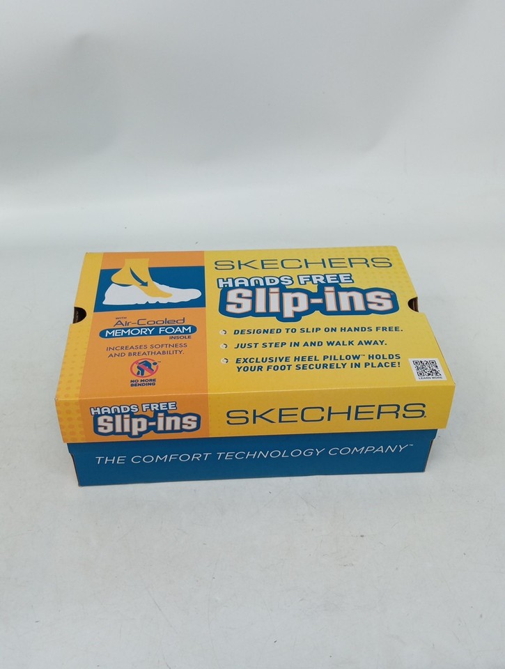 Skechers Slip Ins Mens UK Size 8 Boxed Vegan Red/Burgandy TMK | eBay UK