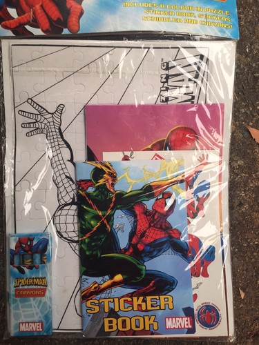 Spiderman Fun Pack Kids Decorative Toy Scrapbook Boy Gift Puzzle ...