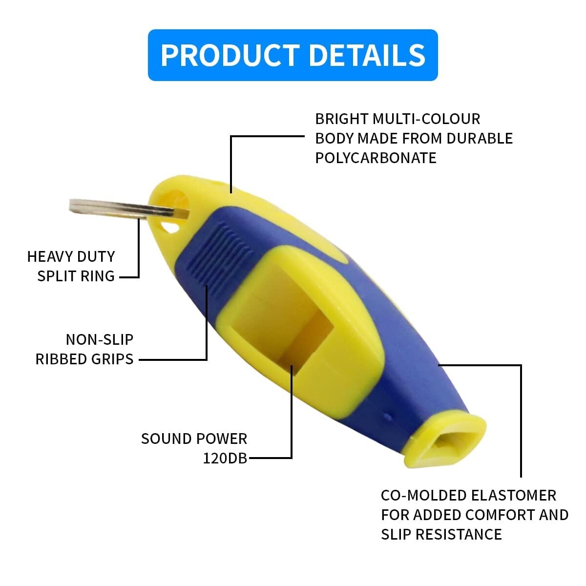 Hyper Whistle Sports Coach with Lanyard High Sound - Referee Coaches ...