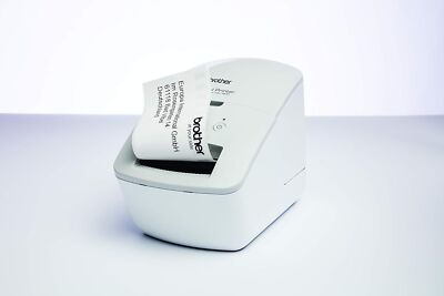 Brother QL-600 Etiketten-Drucker Thermodirekt 300 x 600 dpi Weis MwSt ...