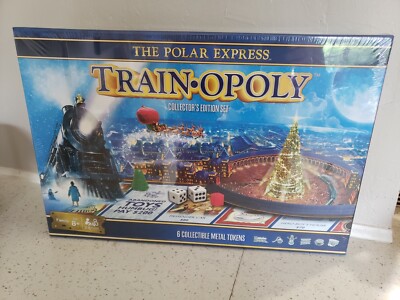 NEW The Polar Express Train-Opoly Monopoly Board Game Collector's ...