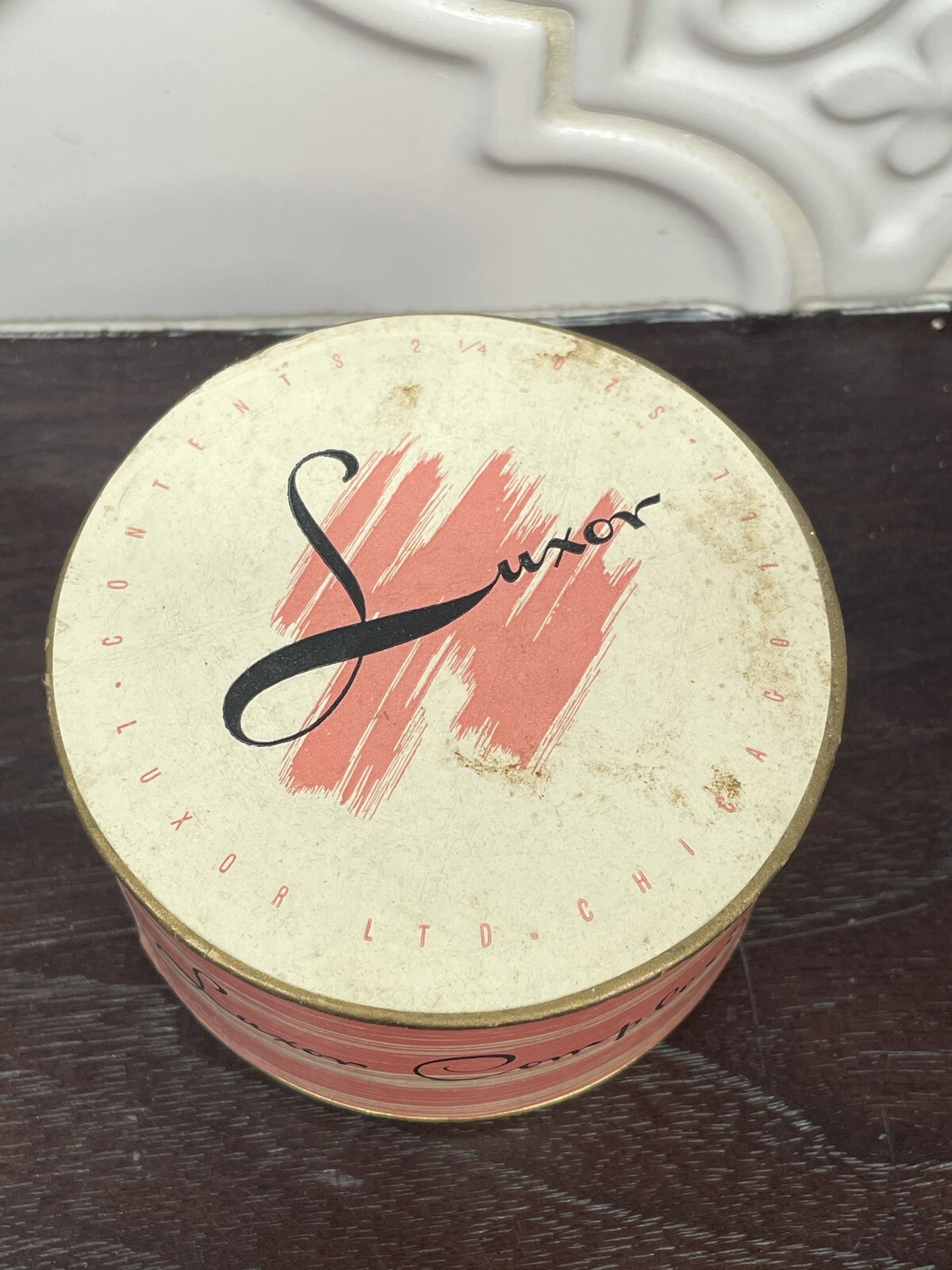 Vintage LUXOR Complexion Powder Moisture Proof Rose Rachel Shade ...