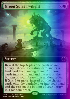 MTG Green Sun's Twilight (284/493) Phyrexia All Will Be One NM FOIL | eBay