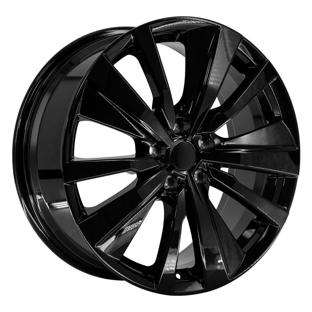 19 inch Gloss Black 62785 Rims Set(4) Fits Infiniti QX70 QX60 QX55 QX50 ...