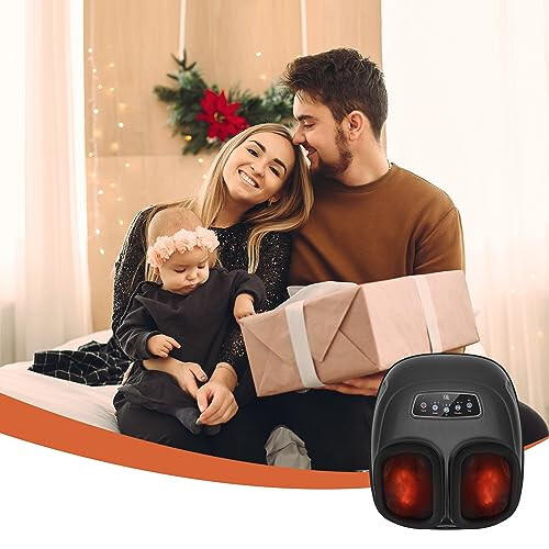 Foot Massager Machine, Electric Heated Feet Massager for Plantar ...