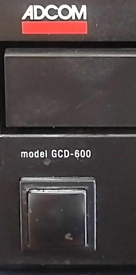 Adcom 3 Units GCD-600 5 disc CD Changer, GFA 535 Amp and GFP 555ll | eBay