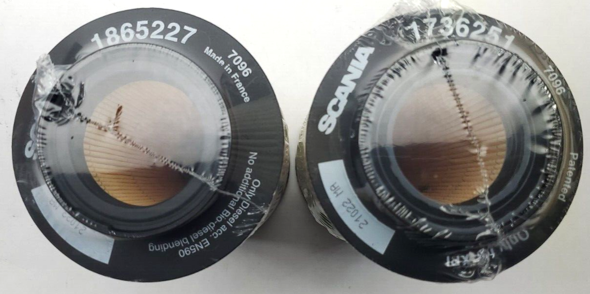 LOT OF 2, HYUNDAI FUEL FILTER ZSAE-00001, ONE 1865227 AND ONE 1736251 ...