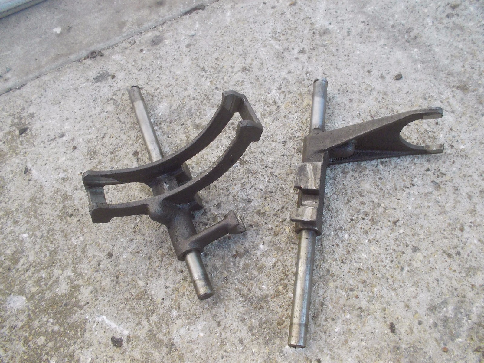 Ford 9N tractor main transmission shifter shift forks and linkage rods ...