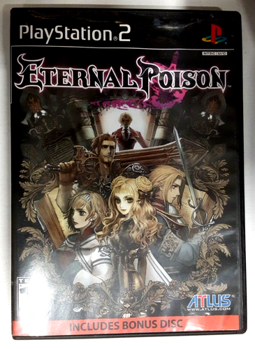 ETERNAL POISON (Sony PlayStation 2, 2008) Disc, Manual And Case RARE ...