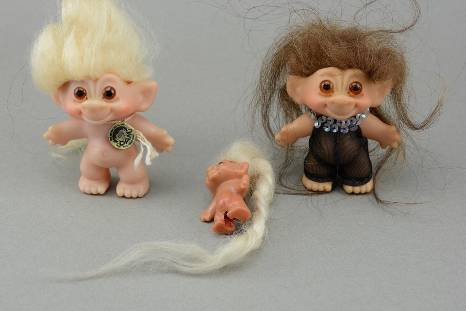Three vintage Dam Trolls no reserve price troll | eBay