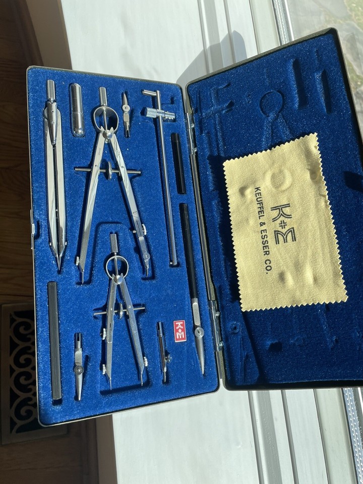Keuffel & Esser Drafting set, complete and unused. Pristine K&E | eBay