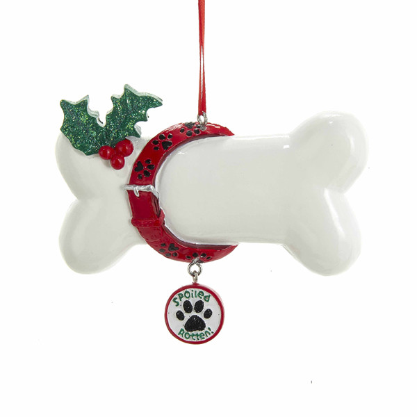Spoiled Rotten Dog Bone Ornament | eBay