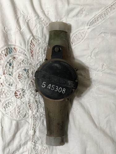 ARAD MASTER METER BRASS WATER METER ~ 1" INCH UNTESTED 5 1/2 LBS AS/IS ...