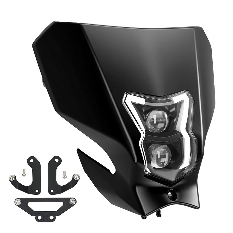 LED Headlight Assembly With Fairing Mounting Holder For HONDA XR 125L ...
