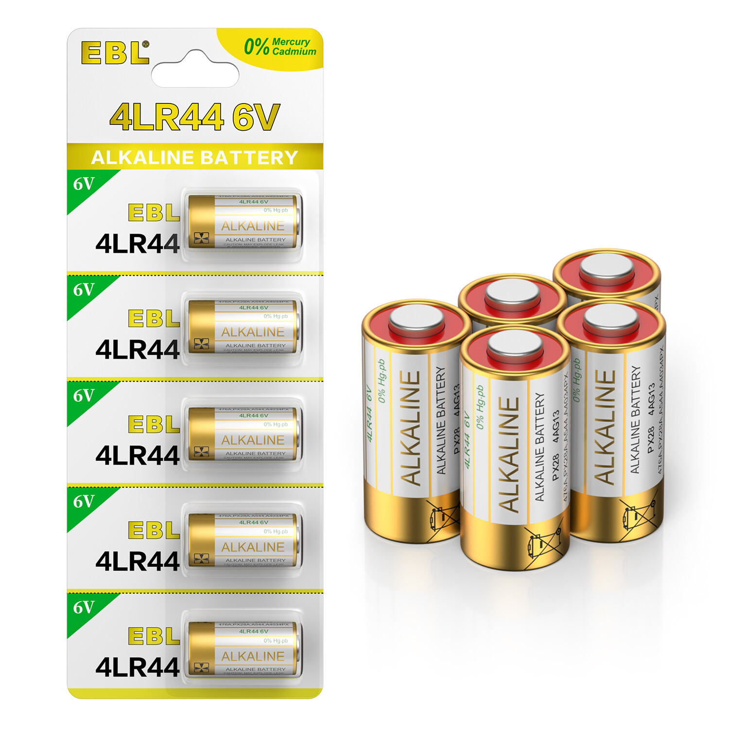 Lot 6V 4SR44 PX28A A544 4LR44 L1325 Alkaline Zinc Battery Dog Collar ...