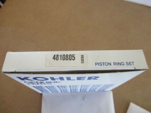 NOS OEM Kohler Piston Ring Kit 4810805 14HP STD. K321 M14 Old Style | eBay