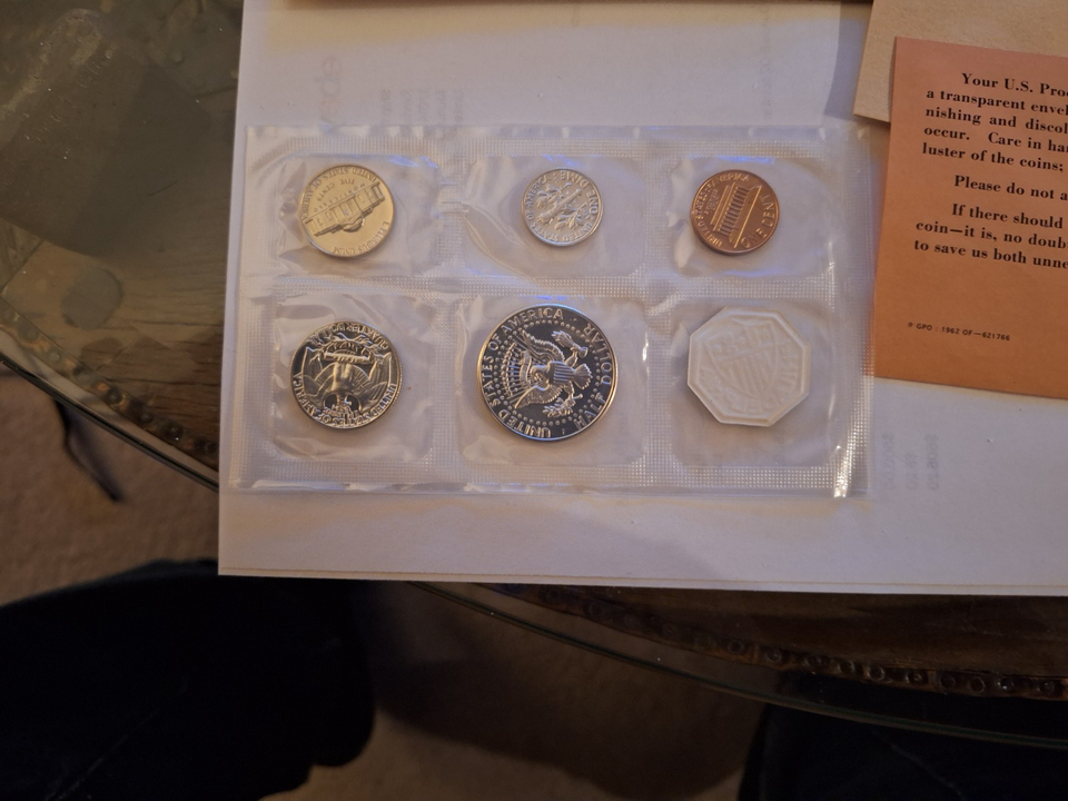 1964 90% Silver Proof Set US Treasury Philadelphia Mint | eBay
