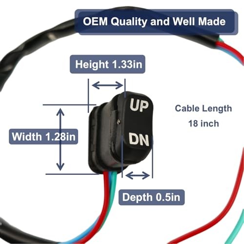 18286A43 Remote Control Trim & Tilt Switch for Mercury Mariner Outboard ...