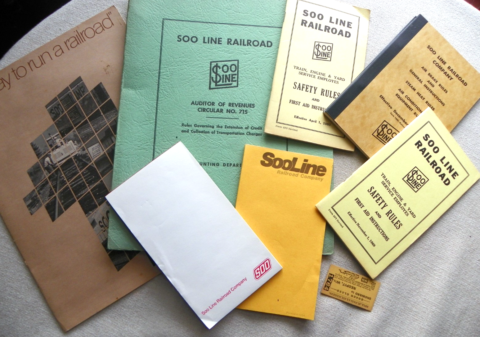 LOT of SOO LINE RAILROAD Paper Collectibles | eBay