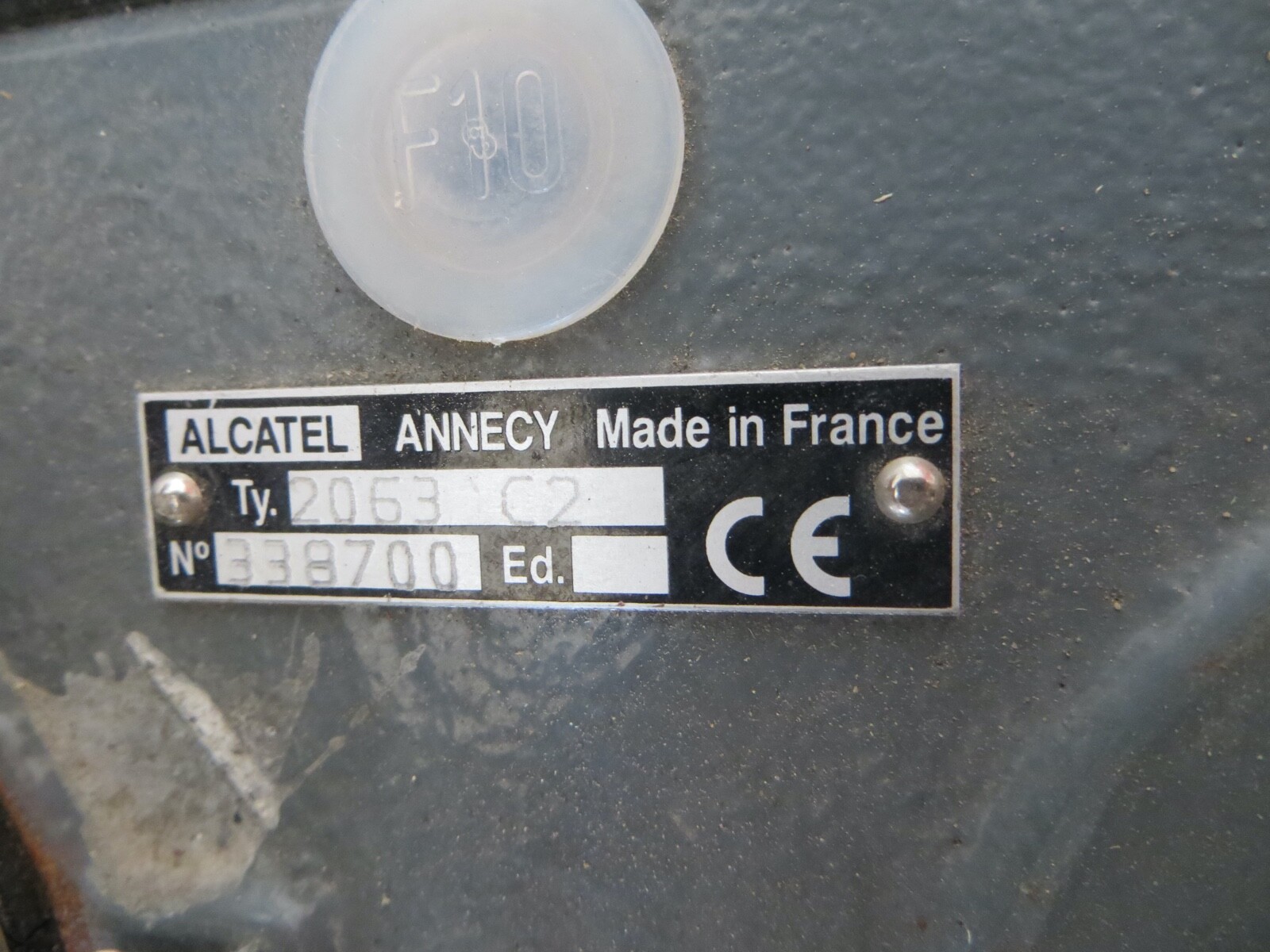 CIT Alcatel Annecy 2063 C2 Rotary Vane Vacuum Pump | eBay