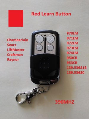 For LiftMaster Garage Door Opener Mini Remote Part For Red Learn Button ...