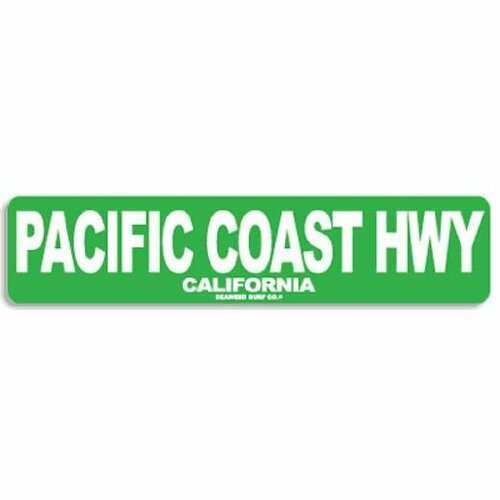 Pacific Coast Hwy PCH 18 in x 4 in Aluminum Street Sign | eBay Australia