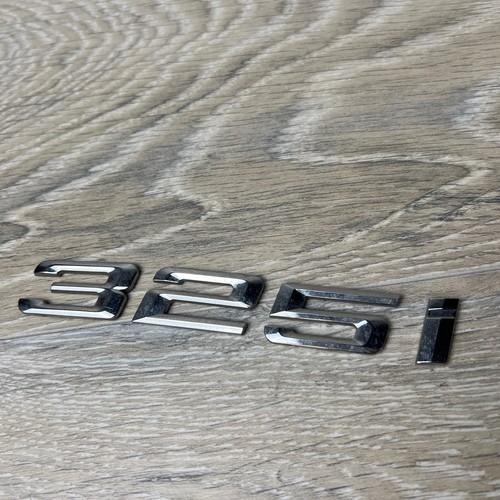 99-05 BMW 325i Rear Chrome Emblem Numbers Badge Symbol Logo 1999-2005 ...