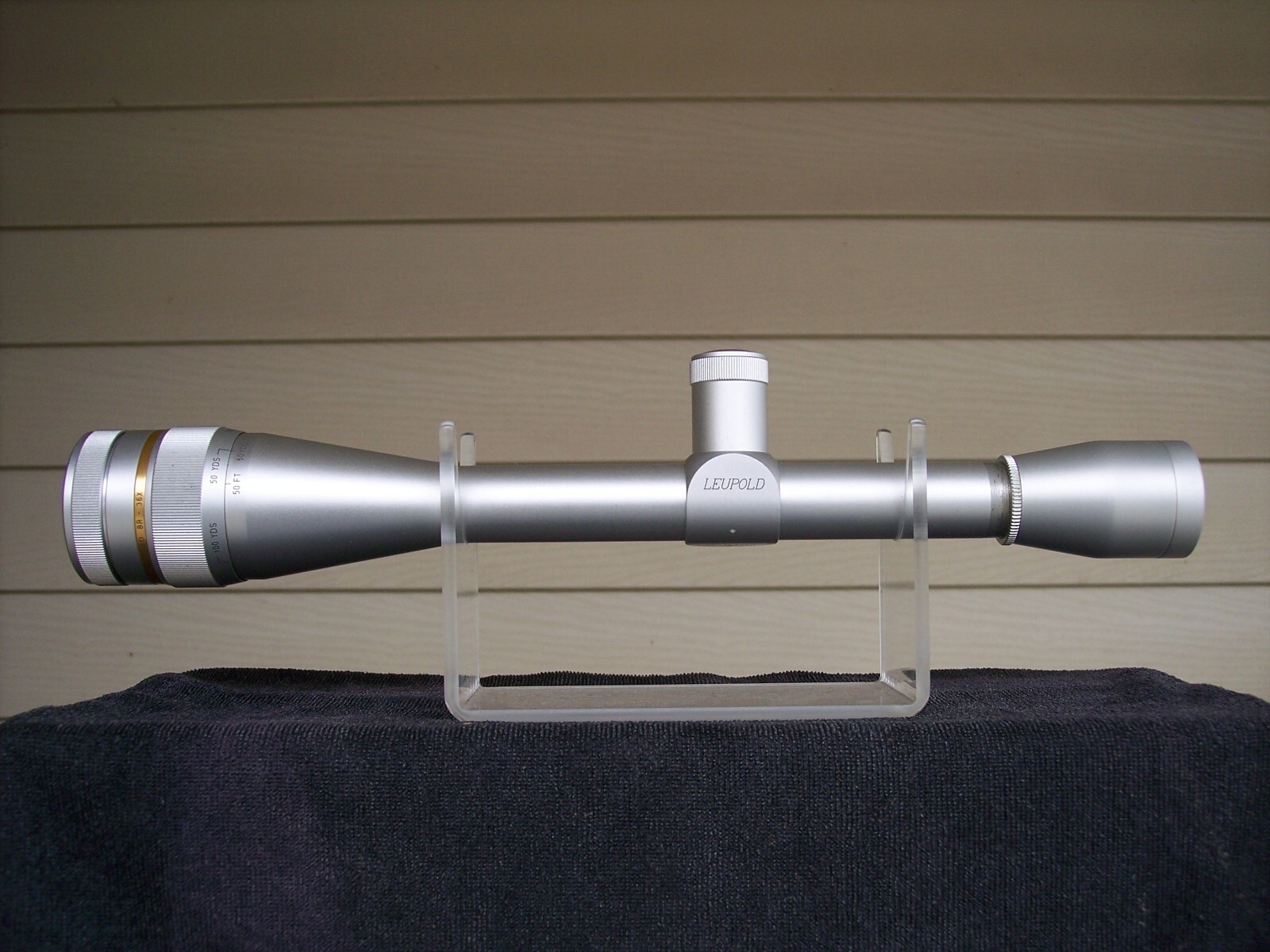 Leupold BR 36x40mm A.O. Target Rifle Scope Silver 1995 MINTY | eBay