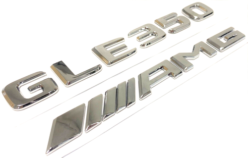 #2 GLE350 +AMG CHROME REPLACEMENT FOR MERCEDES REAR TRUNK EMBLEM BADGE ...