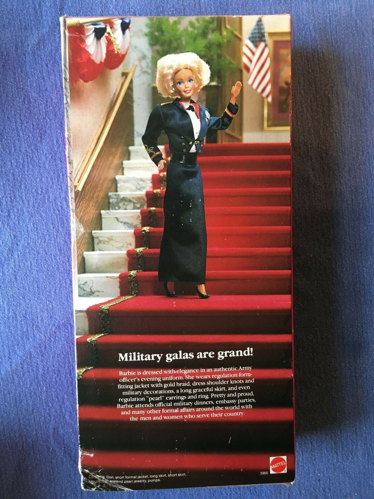 VINTAGE 1989 Army Barbie American Beauties Barbie doll Mattel MIB NRFB ...