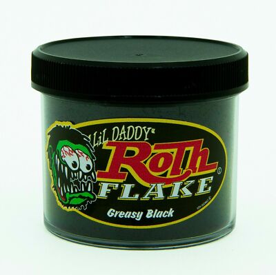 LIL DADDY ROTH METAL FLAKE "GREASY BLACK" .015 | eBay