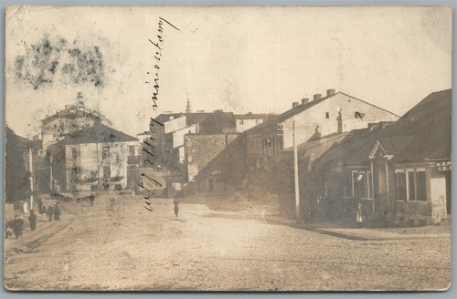 RYPIN POLAND STREET VIEW ANTIQUE REAL PHOTO POSTCARD RPPC | eBay