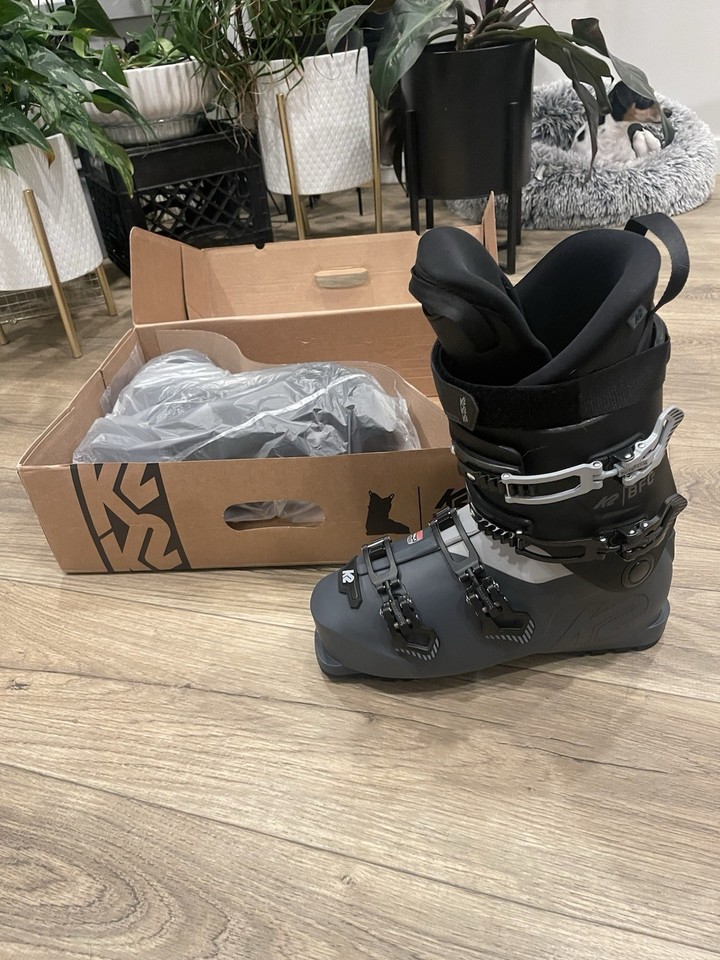 K2 BFC 80 Flex 80 Men's Ski Boots 28.5 Black/Gray Alpine Downhill 103mm ...
