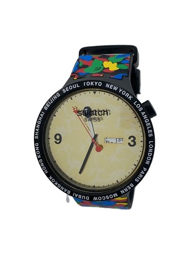 Swatch Quartz Watch/Analog/Rubber/Multicolor | eBay