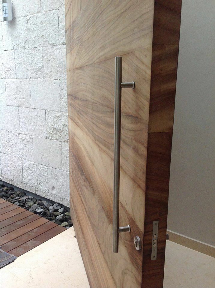 Stainless Steel Black Barn Door Handle Pull Wood Door Two Side Handles ...