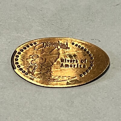 DISNEYLAND MICKEY MOUSE RIVERS OF AMERICA FRONTIER LAND PRESSED ...