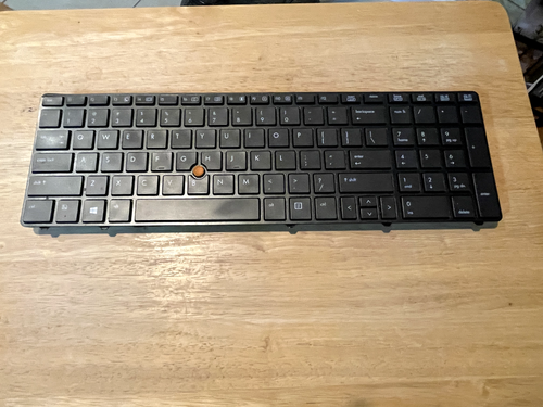 Brand New HP EliteBook Keyboard, compatible with 8560W and 8570W models ...