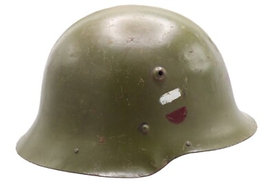 Bulgarian M36C Steel Helmet with Red Star Post WWII WW2 and Decal | eBay