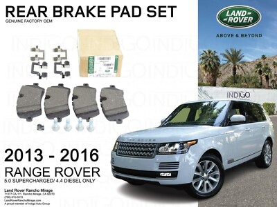 OEM LAND ROVER REAR BREAK PAD SET RANGE ROVER 2013-2016 LR079910 | eBay