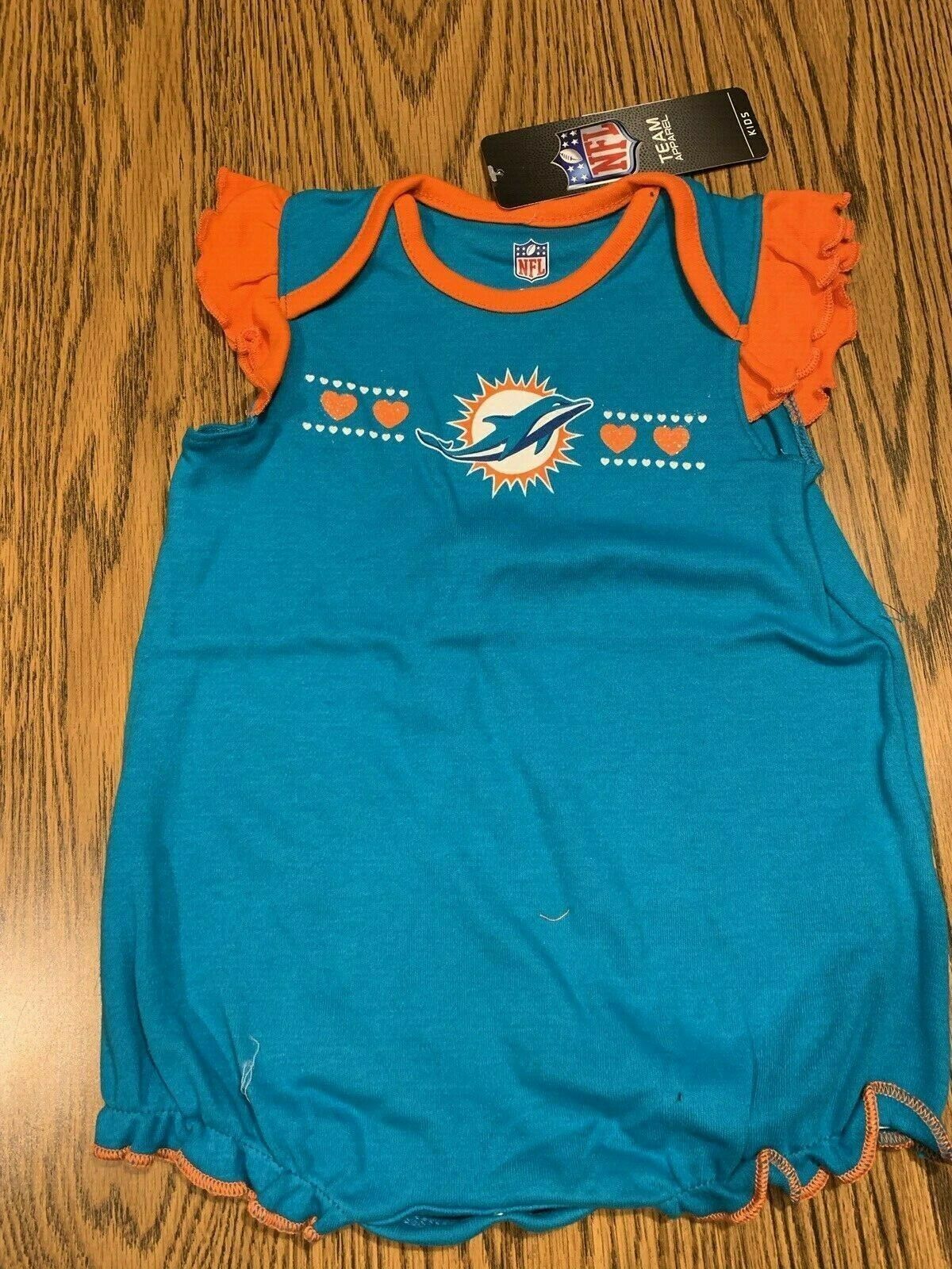 Miami Dolphins NFL Baby Girl Homecoming Bodysuit Set - NWT | eBay