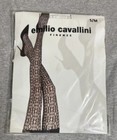 Emilio Cavallini White Geometric Fishnet Tights 50 DEN STYLE 9223.1.2 S ...
