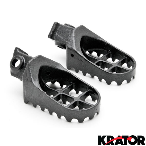 Gray Strong Steel Wide Fat Foot Pegs KTM EXC MXC SX SXF XC 125-530 ...