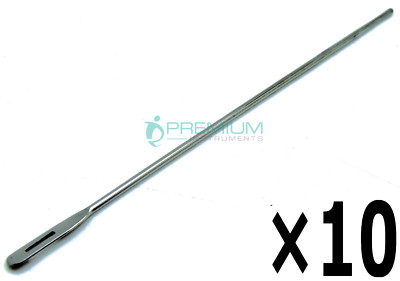 10 Pcs Eye Probe 6" Surgical Veterinary Stainless Steel Premium ...