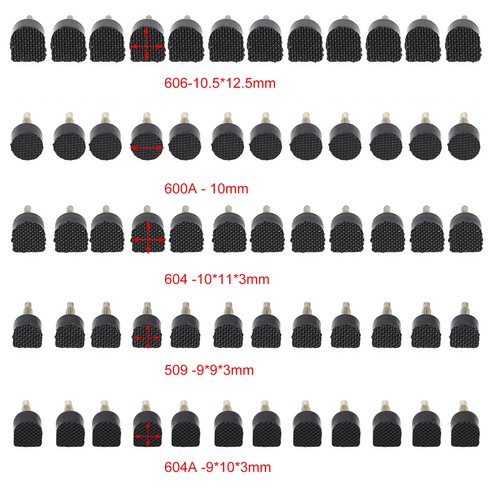 Heel Tips For High Heels 60pcs Stiletto Heel Tip Replacement U-Shape ...