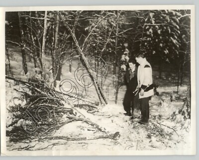 CHARLES S. ROSS Kidnapping Reenactment SPOONER, WISCONSIN Vtg. 1938 ...