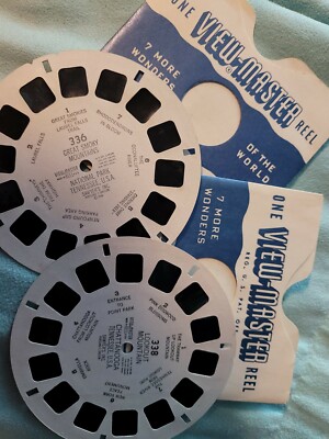 Lot 2 Viewmaster Reel #336 338 Great Smokey, Lookout Mountain Tennessee ...