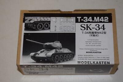 Modelkasten SK-34 Workable Tracks Ketten T-34 M42 1:35 Neu mit OVP ...